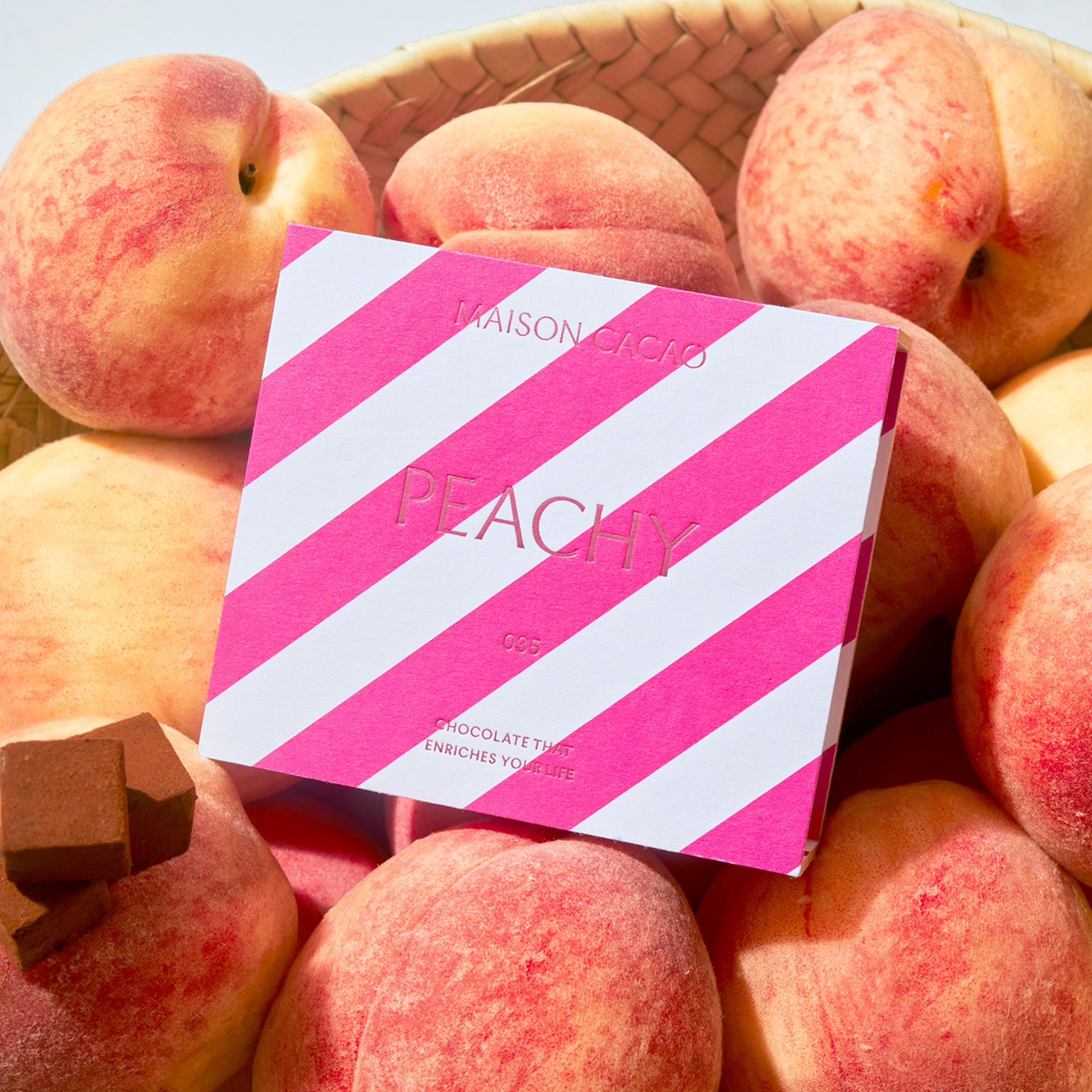 【期間限定】生チョコレート "PEACHY / 白桃"｜メゾンカカオ【公式】オンラインショップ